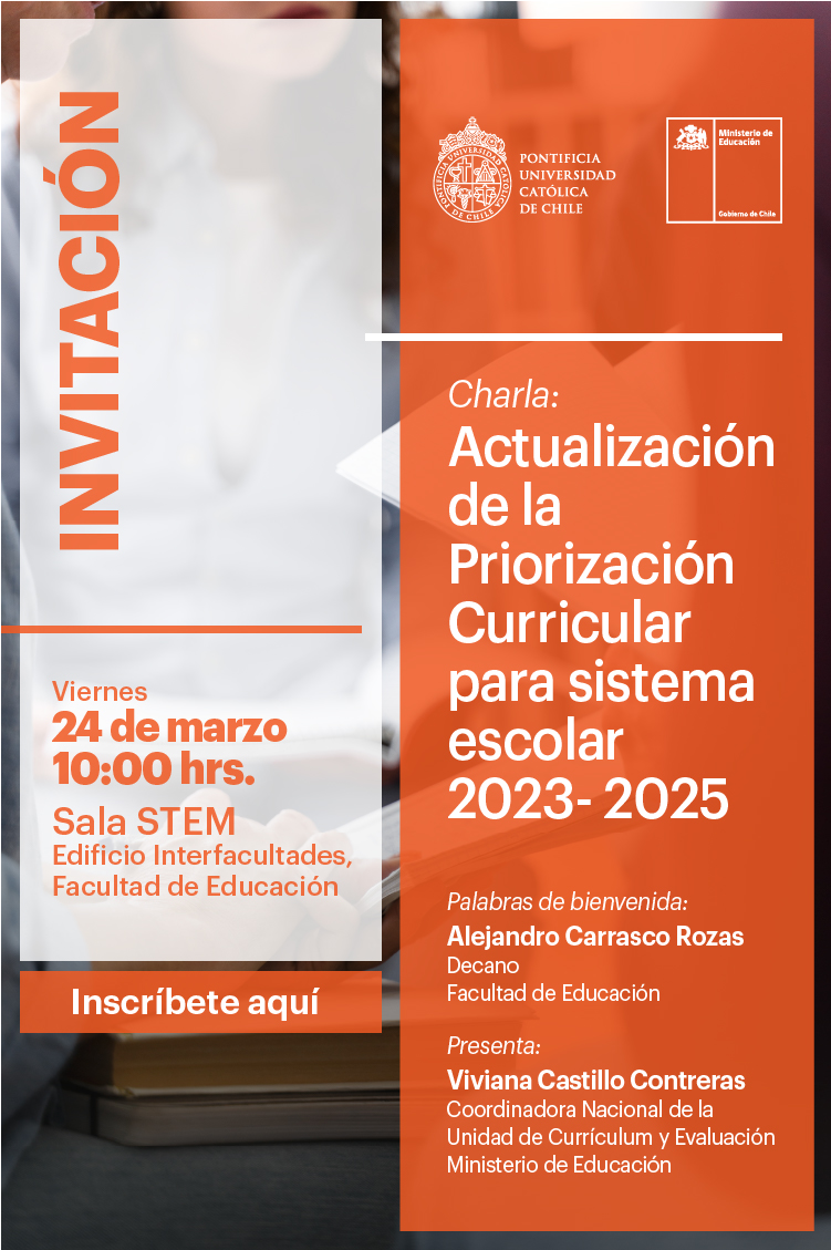 Form: Talk "Update of the Curricular Prioritization for the 2023-2025 ...